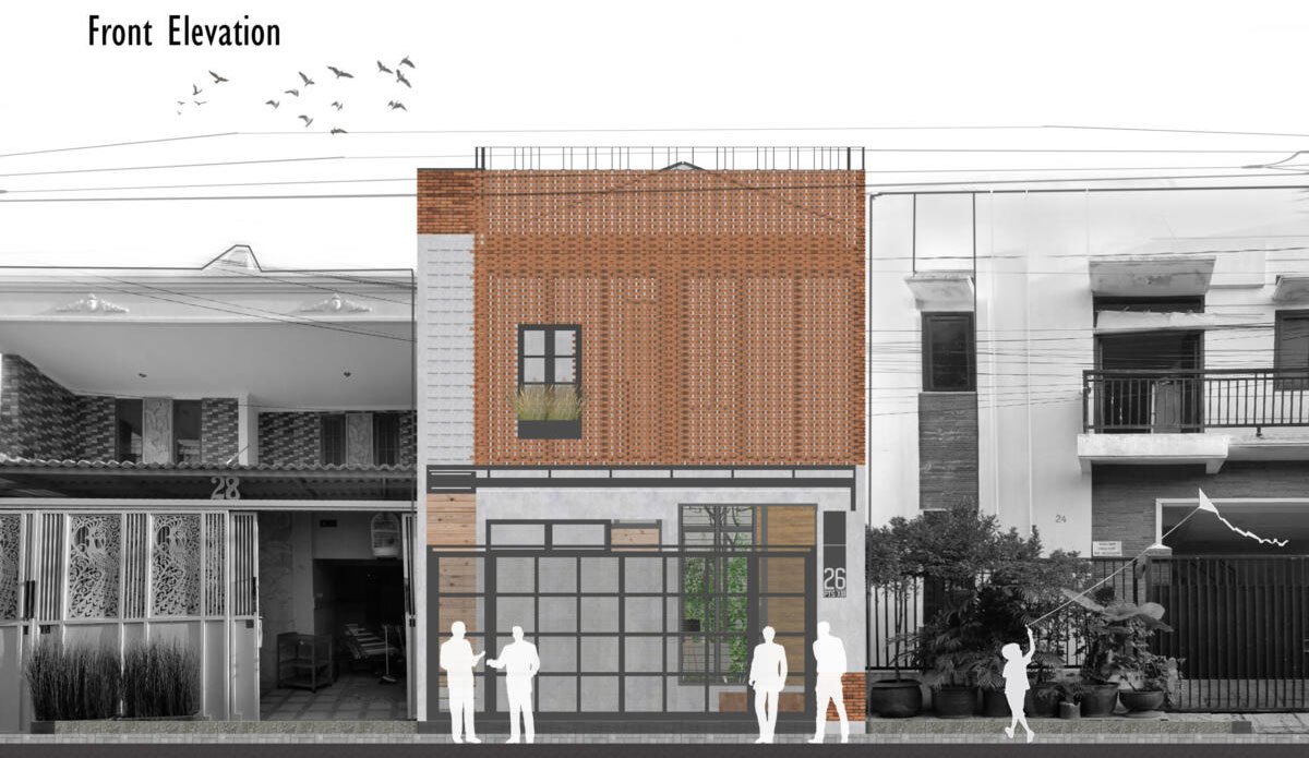 Trapezioma (Trapezoidal Brick + Omah (house)) | Andyrahman Architect ...