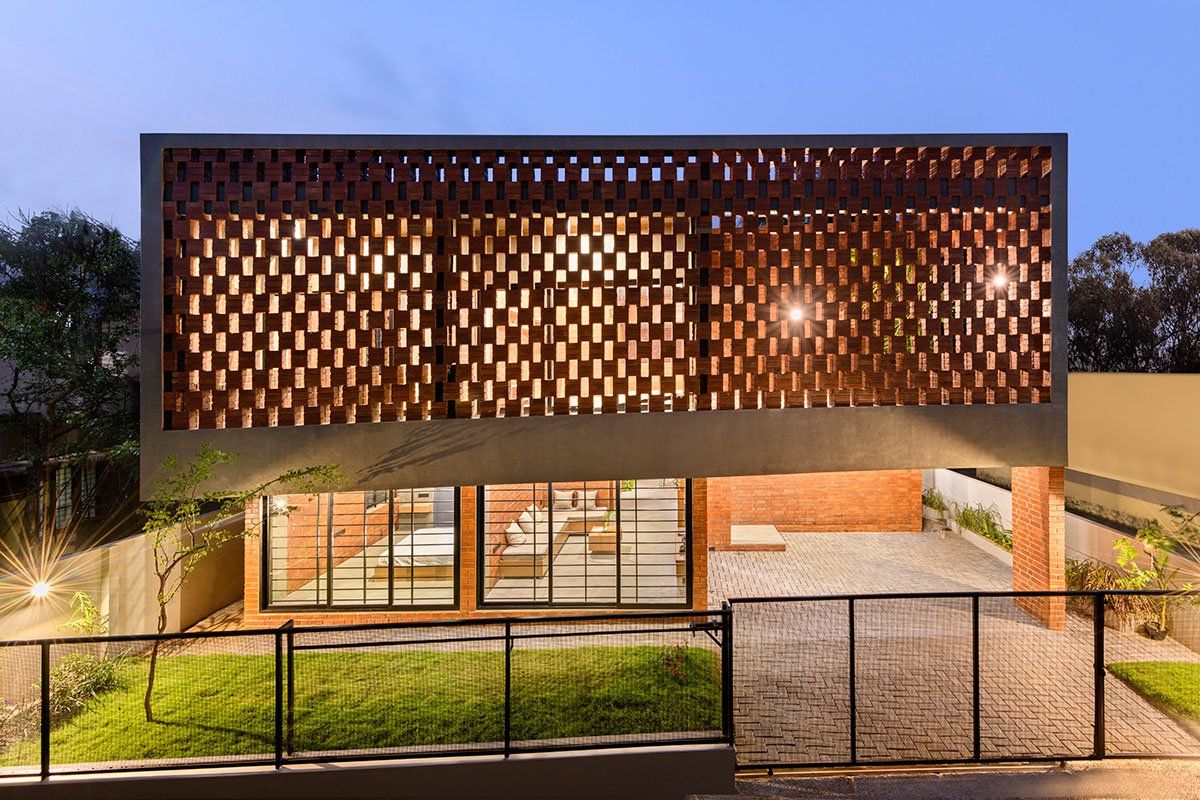 Brick Lattice House | Srijit Srinivas - Architects - ArchiDiaries