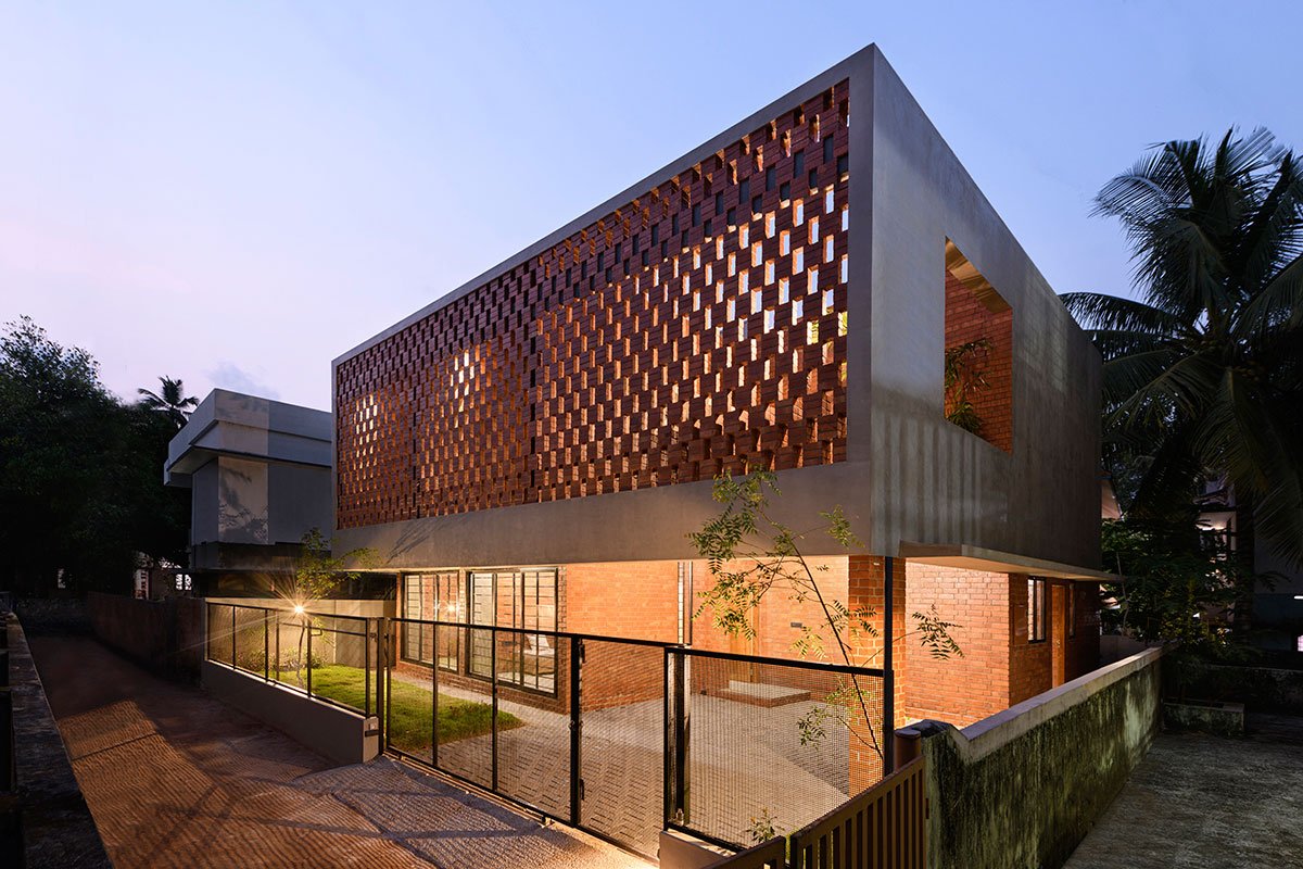 Brick Lattice House | Srijit Srinivas - Architects - ArchiDiaries