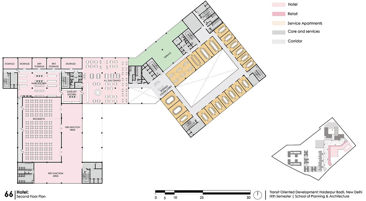 Transit-Oriented Development project at metro station precinct at ...