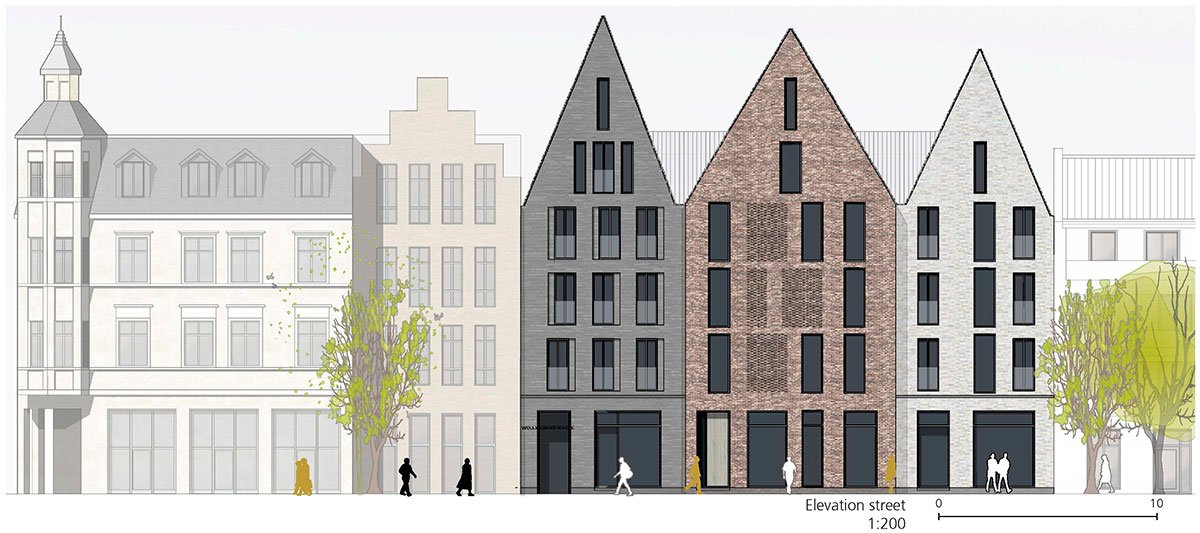 Three-gable house Steinstrasse | Tchoban Voss Architekten - ArchiDiaries