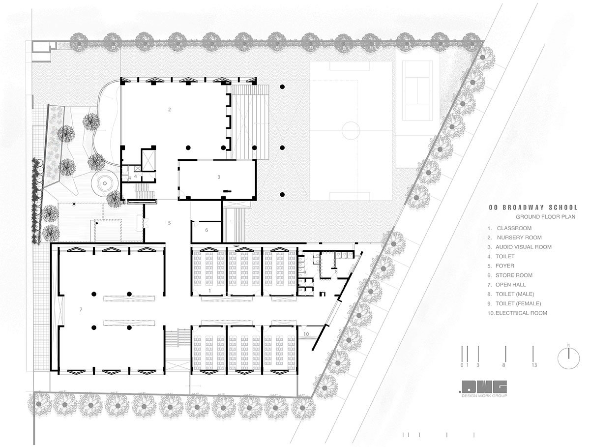 Broadway International School | Design Work Group - ArchiDiaries